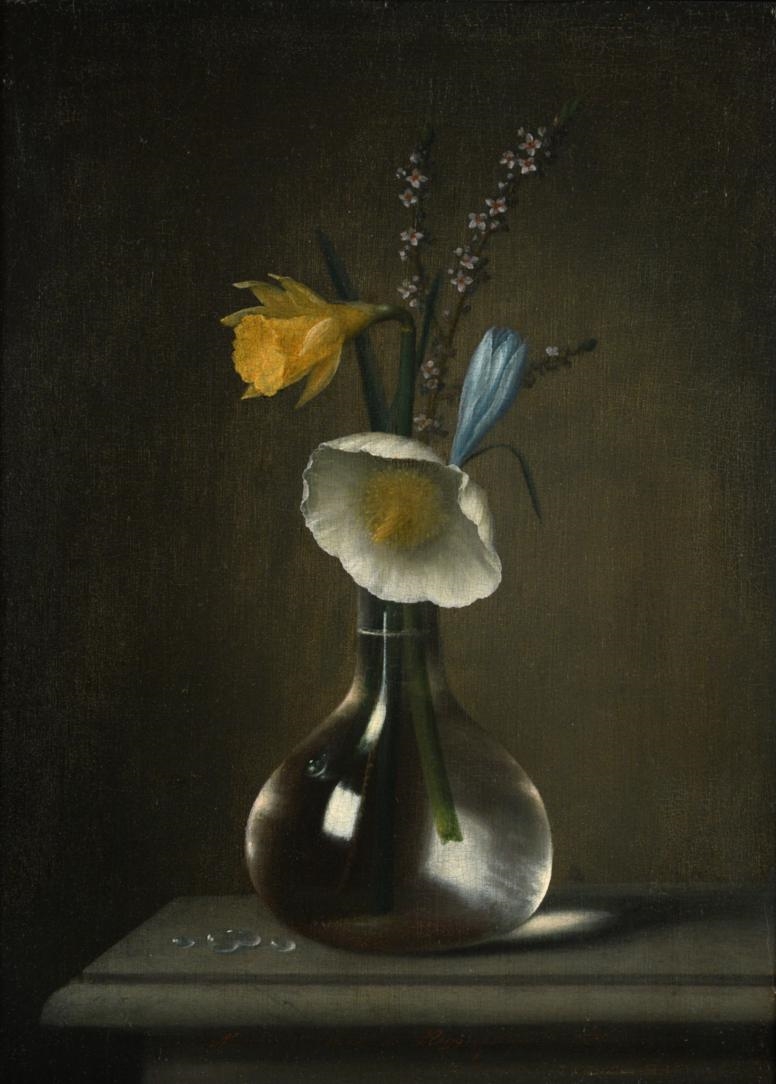 Ambrosius Bosschaert the Elder | A still life of flowers in a glass ...