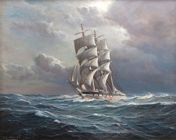 Johannes Holst | Three-Master (1941) | MutualArt