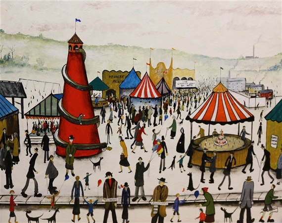 John Hanley | Fairground | MutualArt
