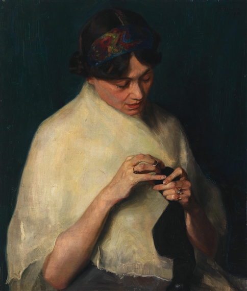 Ernst Bucher | Silent Work (1911) | MutualArt