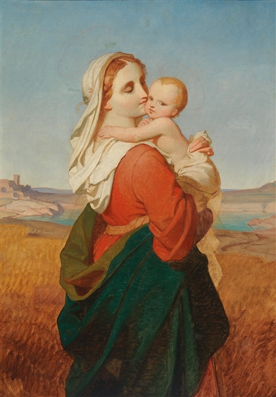 Philipp von Foltz | Madonna with Child (1923) | MutualArt