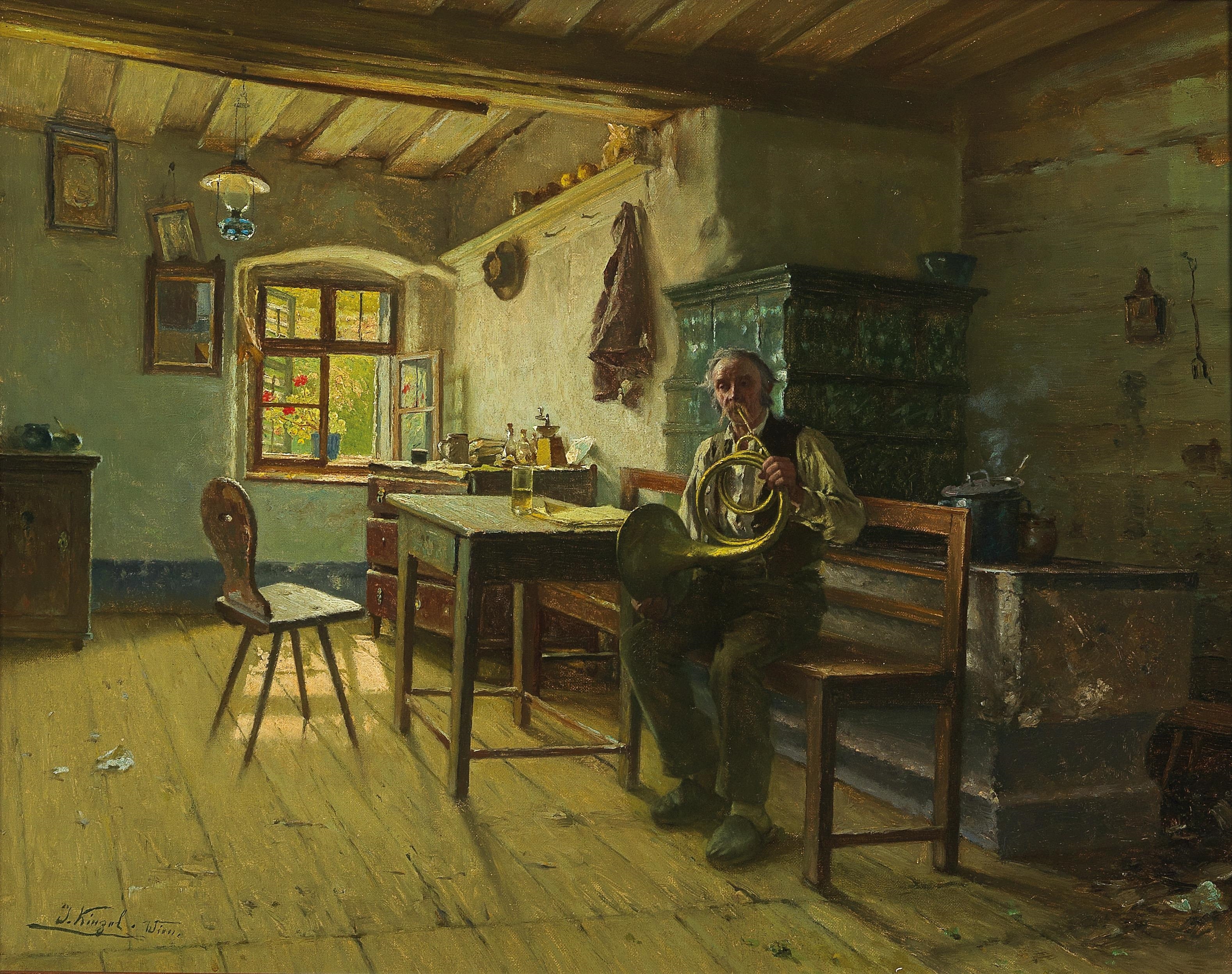 Josef Kinzel | The French Horn Player | MutualArt