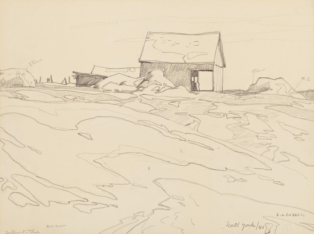Alfred Joseph Casson | A Barn in North York | MutualArt