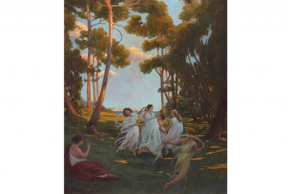 George Percy Jacomb-Hood | Dancing Nymphs | MutualArt