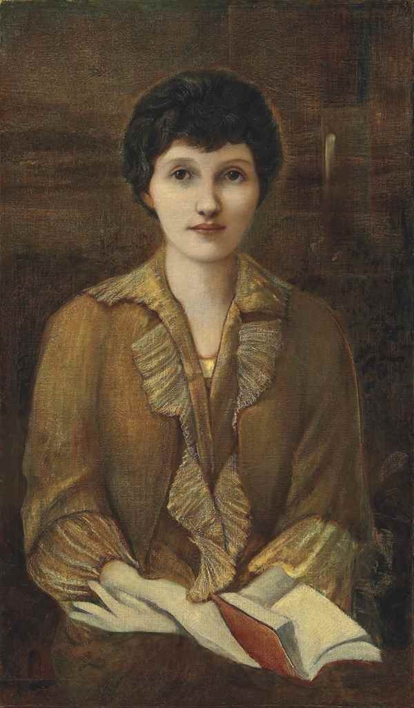Edward Burne-Jones | Portrait of Gertie Lewis | MutualArt