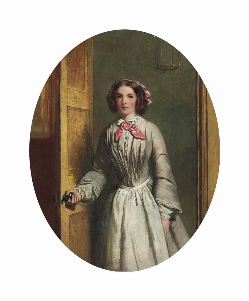 William Powell Frith | Did you ring, Sir? (1853) | MutualArt