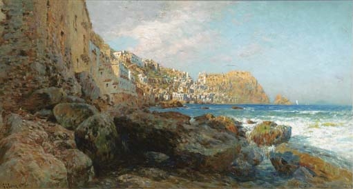 Otto Geleng | On the Amalfi coast | MutualArt