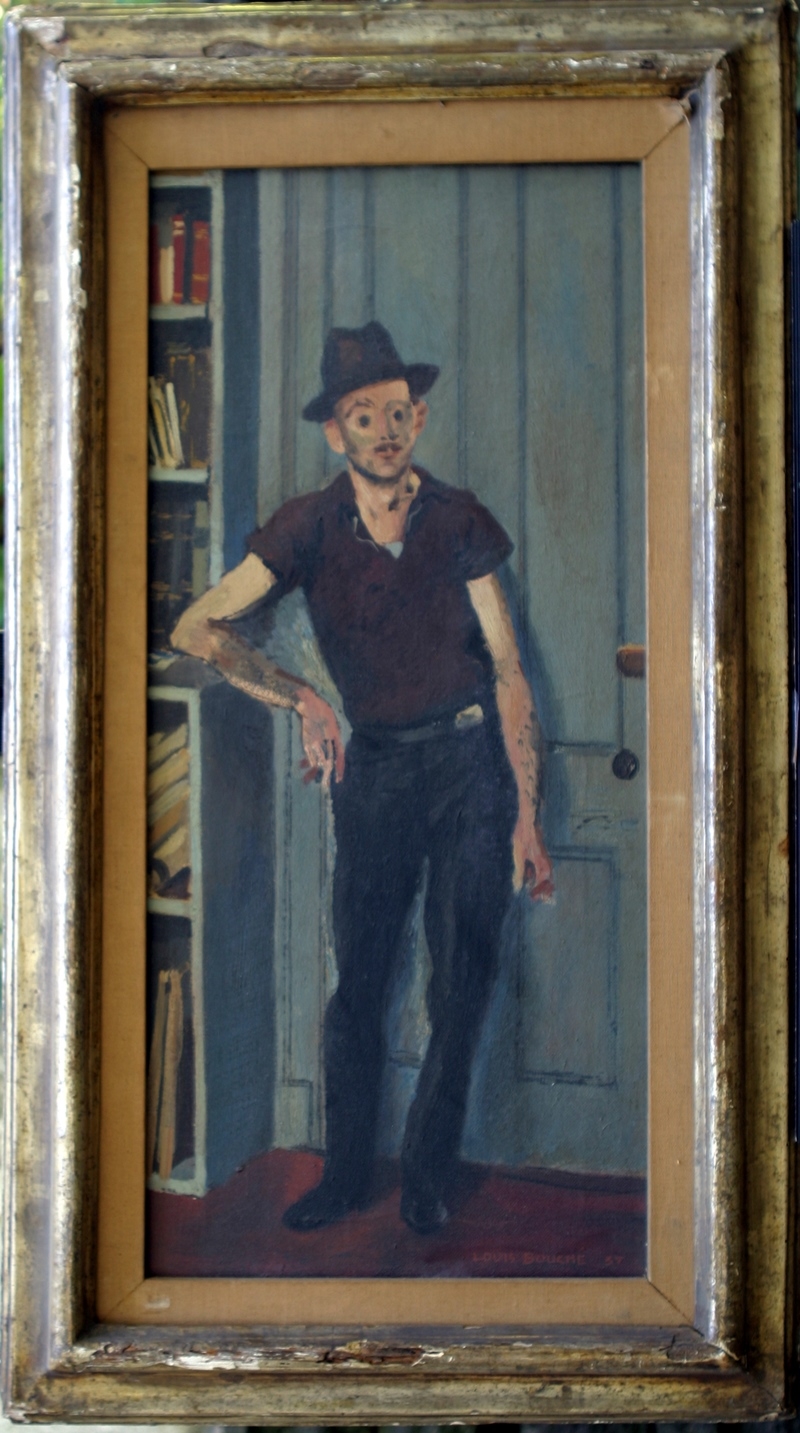 Louis George Bouché | Portrait of Milton Wright (1957) | MutualArt