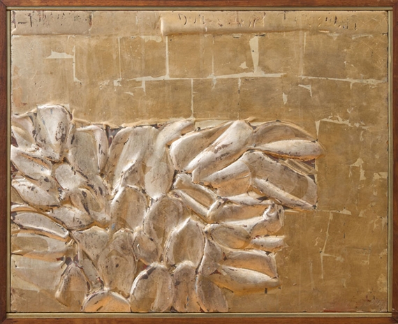 George Dunbar - Collage #25, collage on canvas