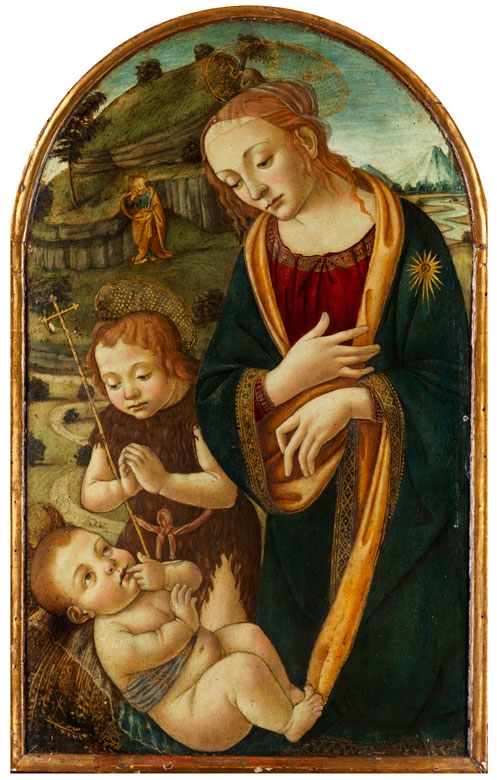 Fra Filippo Lippi | Madonna in Adoration of the Christ Child with the ...
