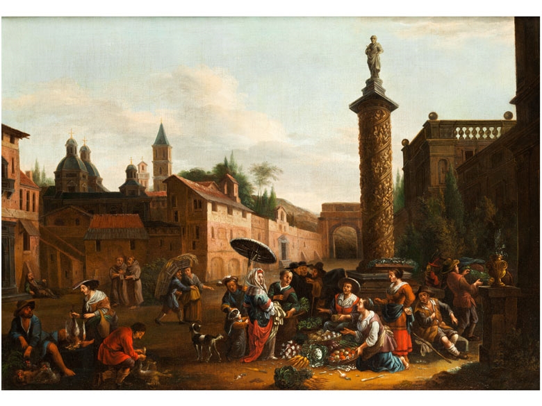 Roman Market Scene