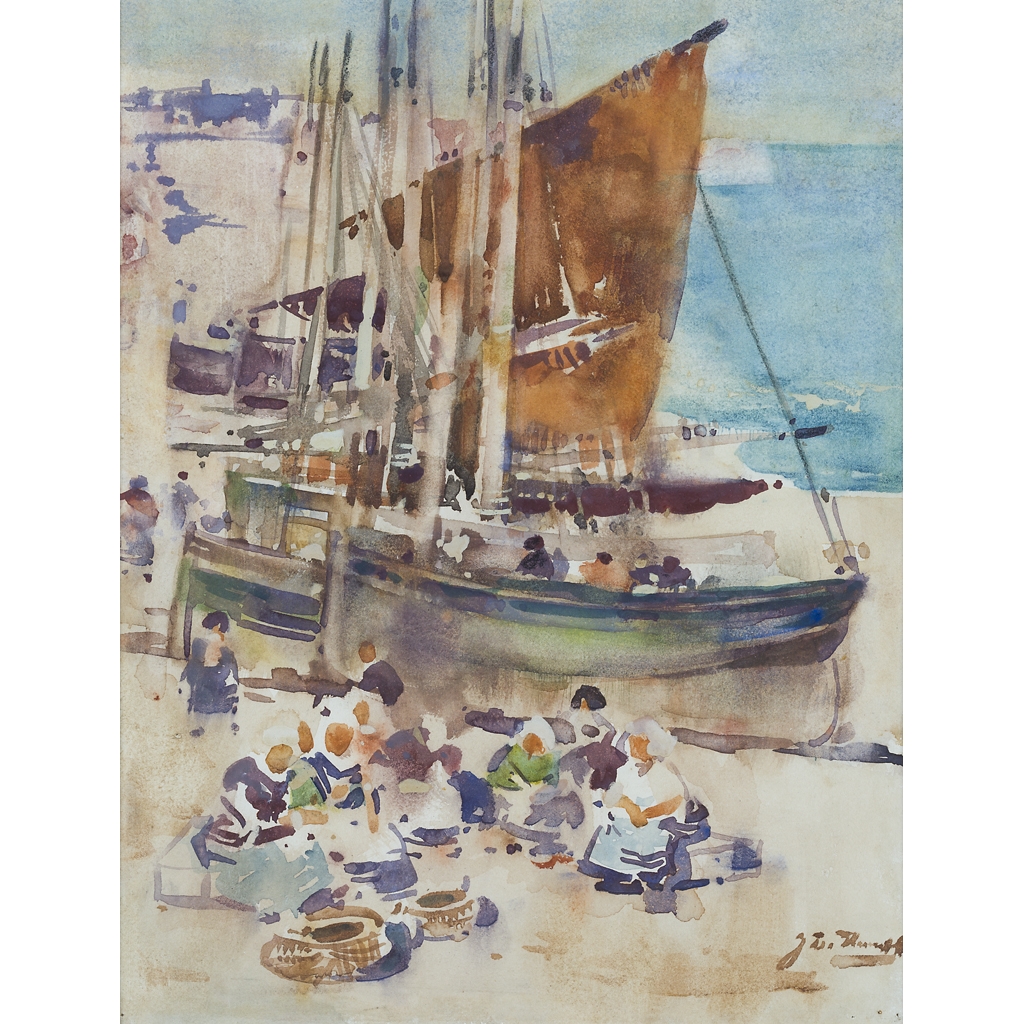 James Watterson Herald | BEACHED FISHING BOATS | MutualArt