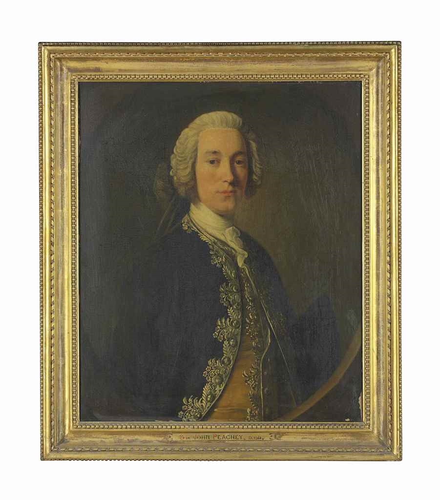 Allan Ramsay | Portrait of Sir John Peachey (?1720-65), 3rd Bt., of ...