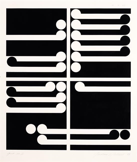 Gordon Walters | Study for Auckland City Art Gallery Poster (1982 ...