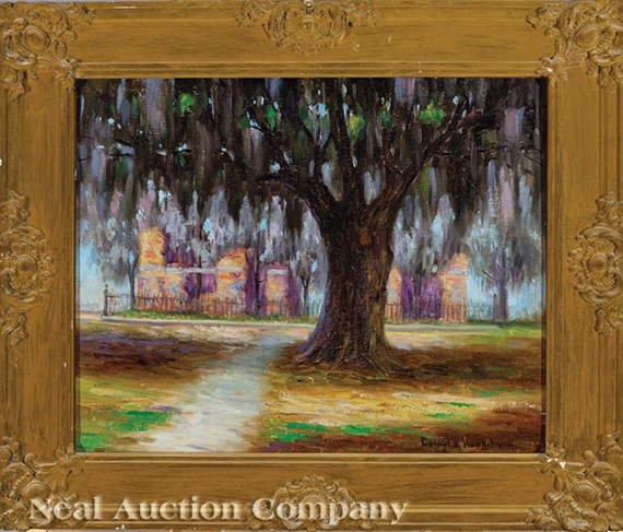 Cornelius Hankins | Live Oak Tree among the Ruins | MutualArt