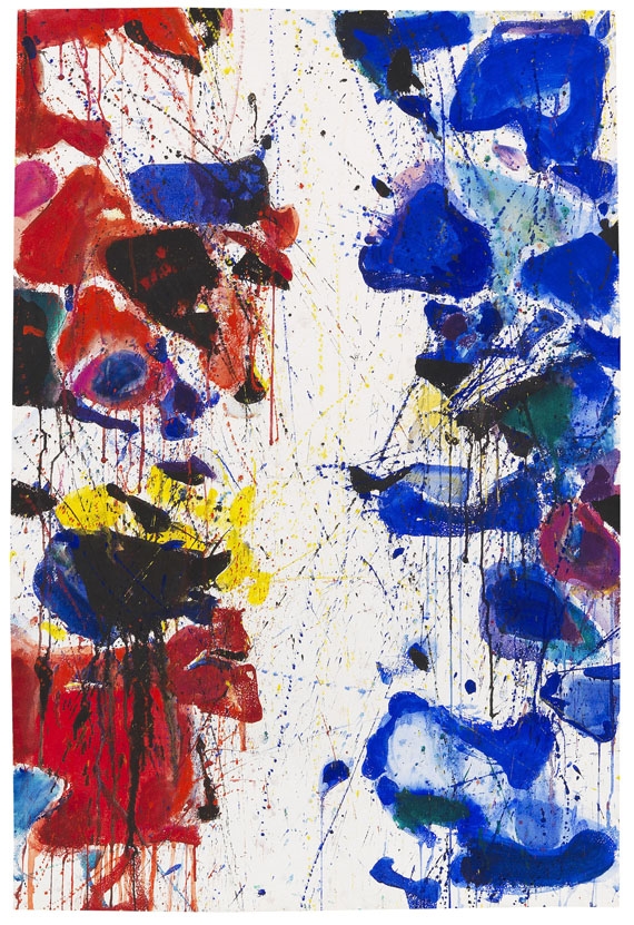 Sam Francis | White line (SF59-283) (1959) | MutualArt