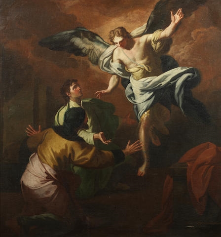 Francesco Solimena | The Archangel Gabriel appears to the Prophet ...