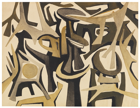 Hans Uhlmann | Untitled (1952) | MutualArt