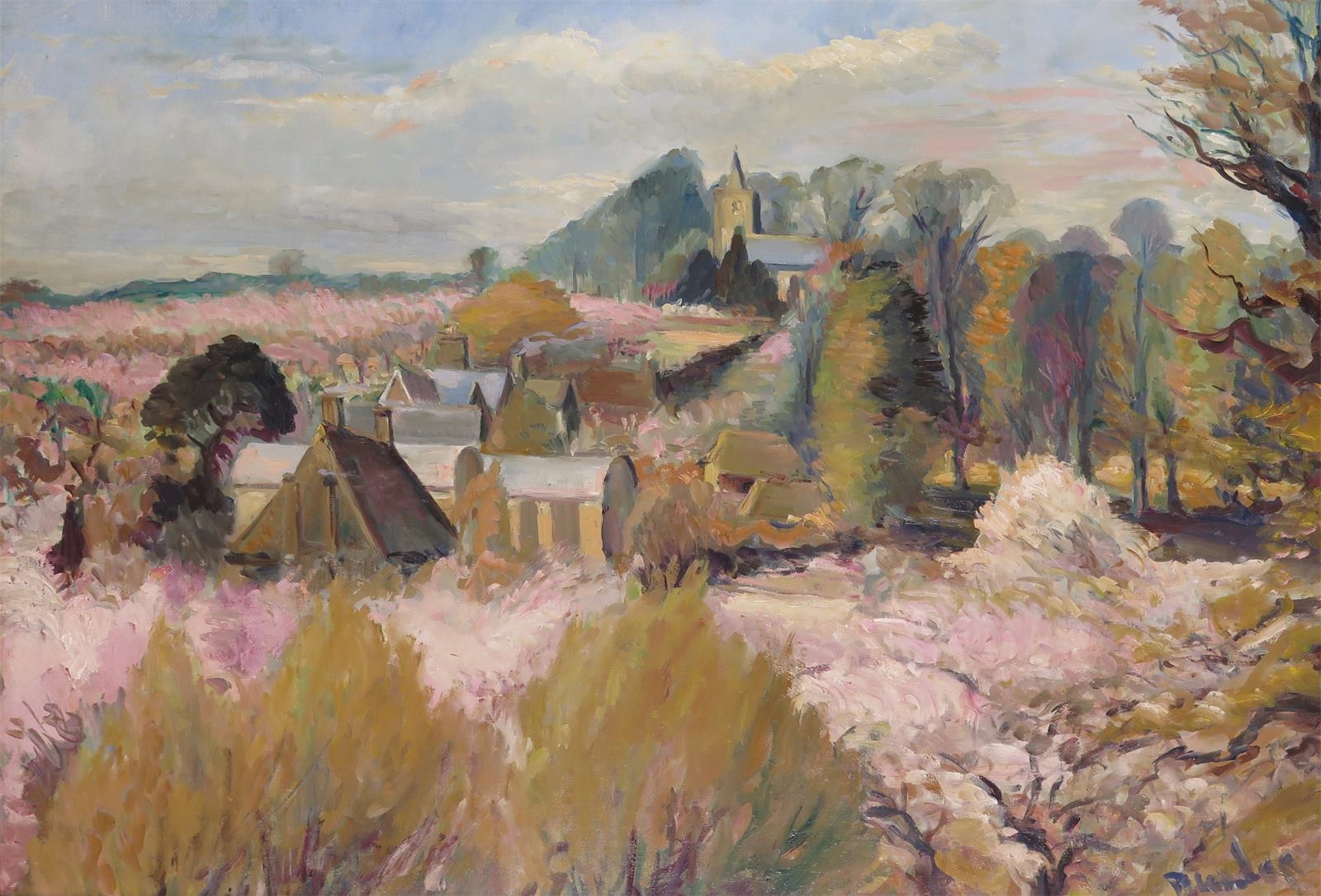 Ronald Ossory Dunlop | Fruit trees in blossom near East Peckham on the ...