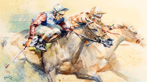 Peter Curling | The Last Furlong | MutualArt
