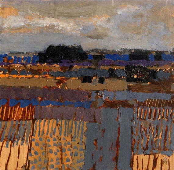 Colin Middleton | Fields: Lough Braden (1979) | MutualArt