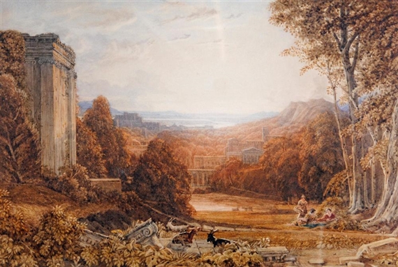 George, Sr. Barret | An Italian Scene | MutualArt