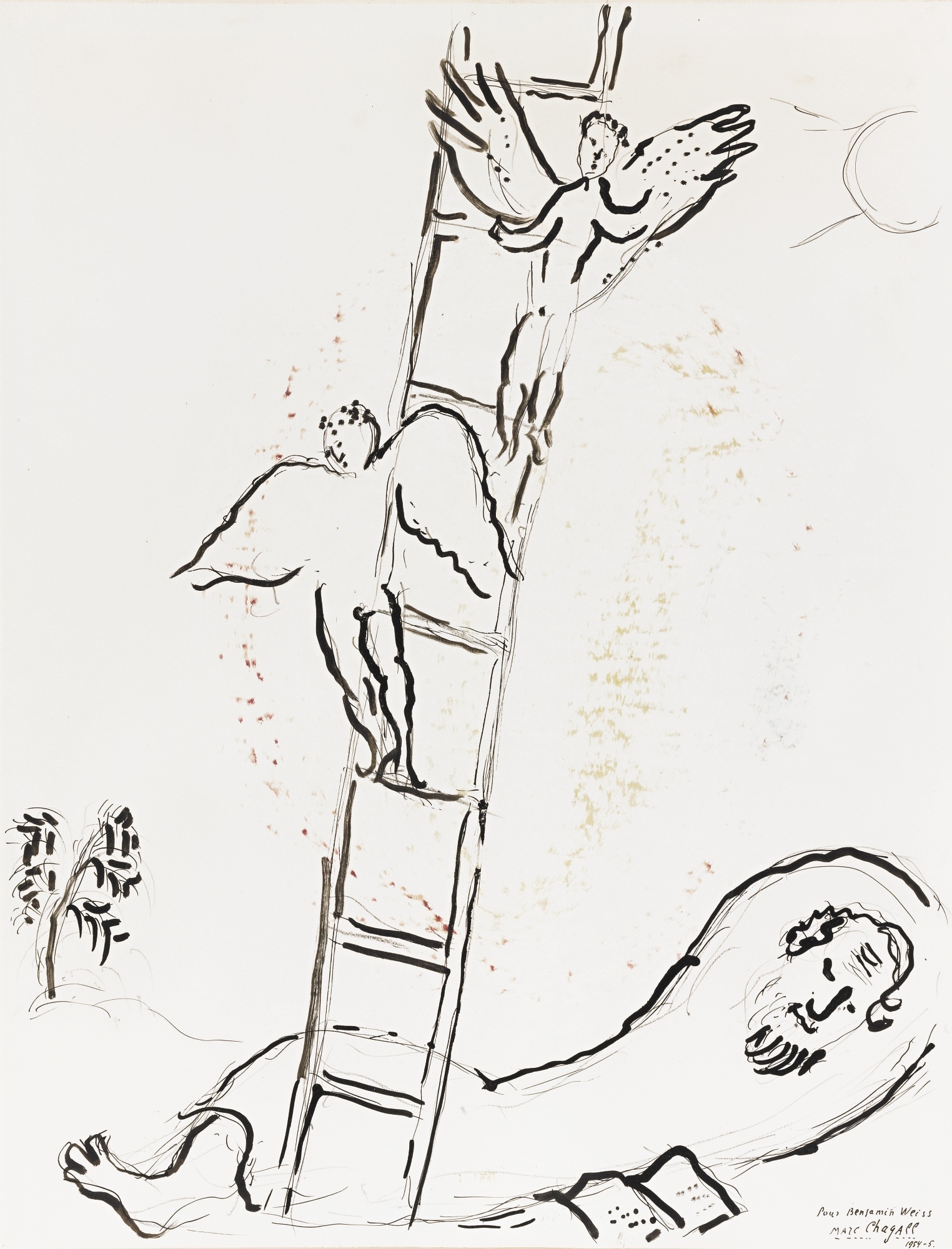 Marc Chagall | LE RÊVE DE JACOB (1954 - 1955) | MutualArt