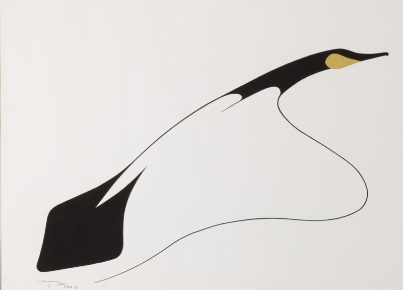 Benjamin Chee Chee | Goose in Flight | MutualArt