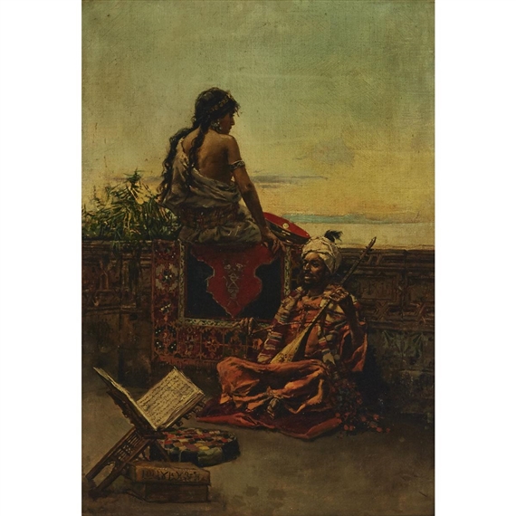 Emil Rudolf Weiss | MELODY FOR A HAREM GIRL BY THE SEA | MutualArt