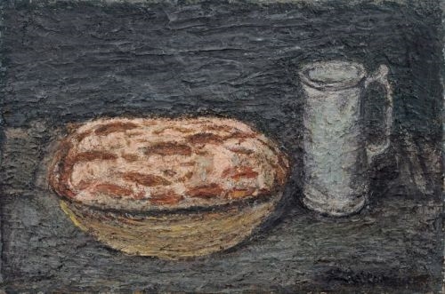 Theodor Rosenhauer | Stilleben mit Brot und Zinnkrug / Stillleben mit ...