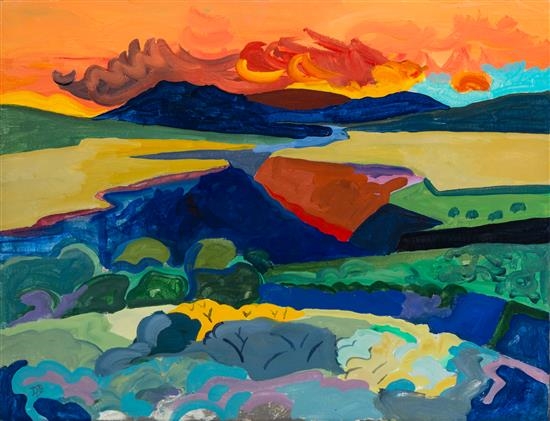 David Barbero | Rio Grande Gorge, (1987) | MutualArt