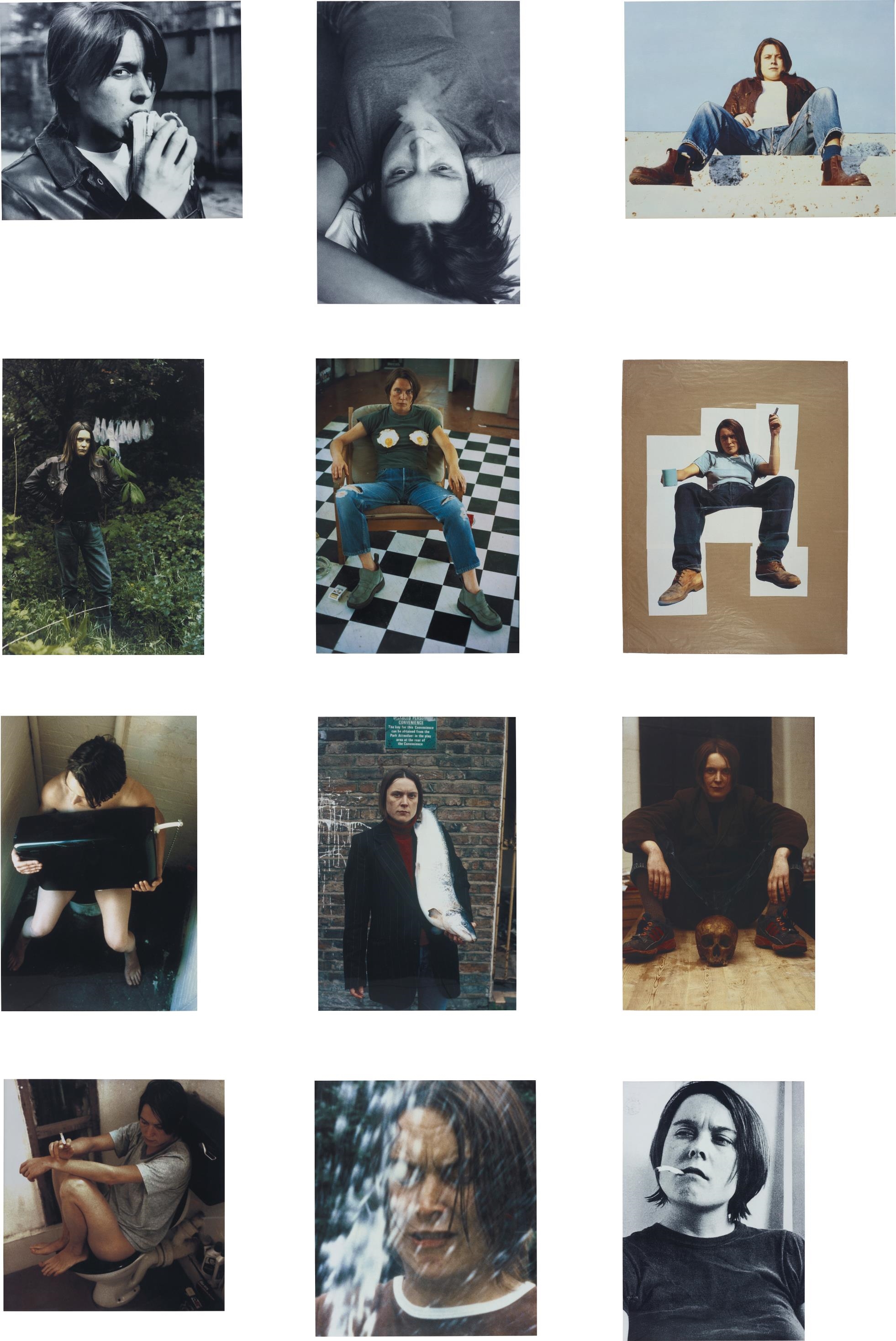 Sarah Lucas | Self Portraits 1990-1998 (complete portfolio of 12 works ...