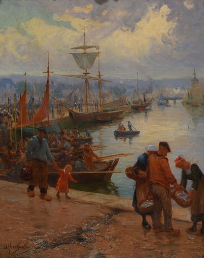 Alfred Guillou | Portrait of a Young Girl | MutualArt