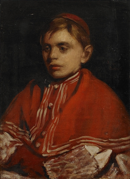 Émile‏ Henri Bernard | Portrait of the artist's son | MutualArt