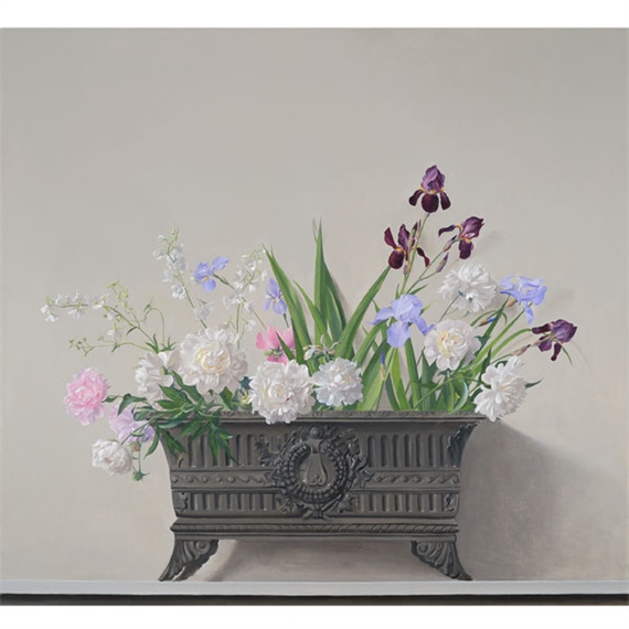 Raymond Han | Iris and Peonies (1994) | MutualArt