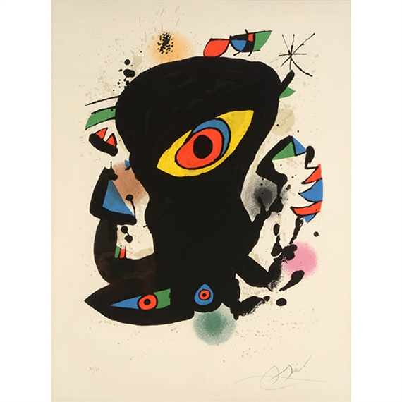 Joan Miró | Poster for the Inaugural Exhibit of the Maeght Gallery ...