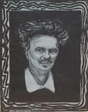 Edvard Munch | August Strindberg (1896) | MutualArt