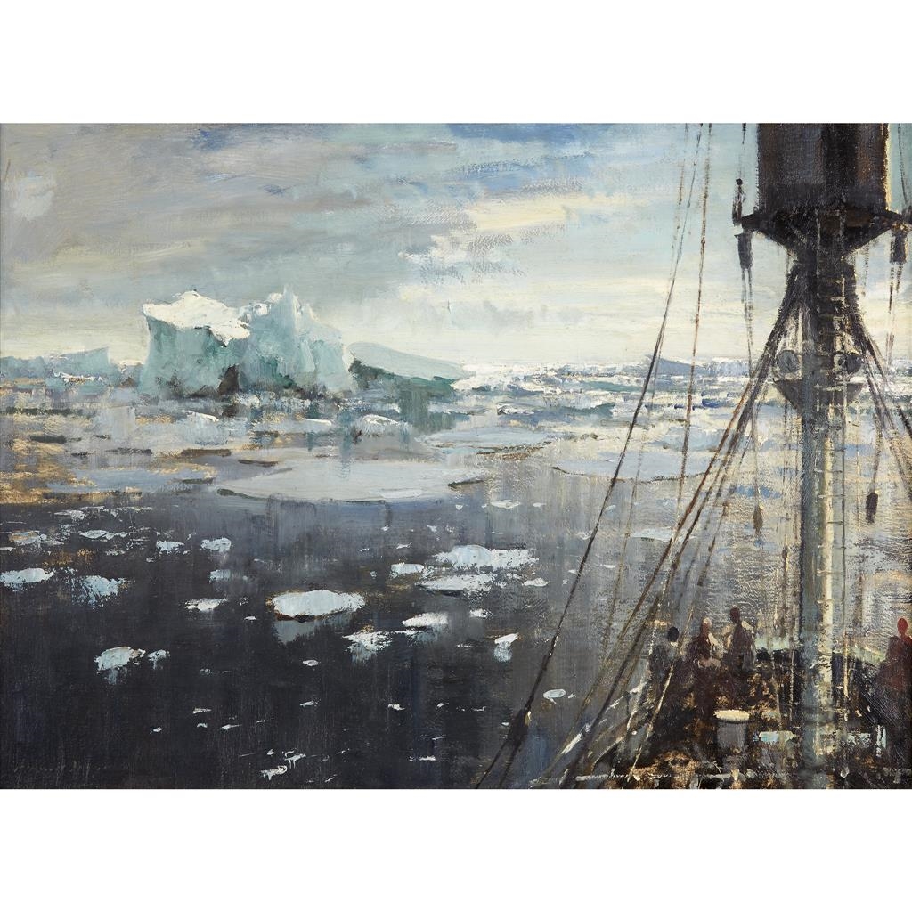 Edward Brian Seago | THE JOHN BISCOE IN PACK ICE | MutualArt