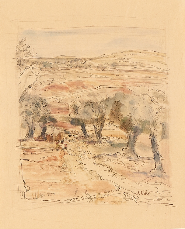 Anna Ticho | Jerusalem Hills | MutualArt