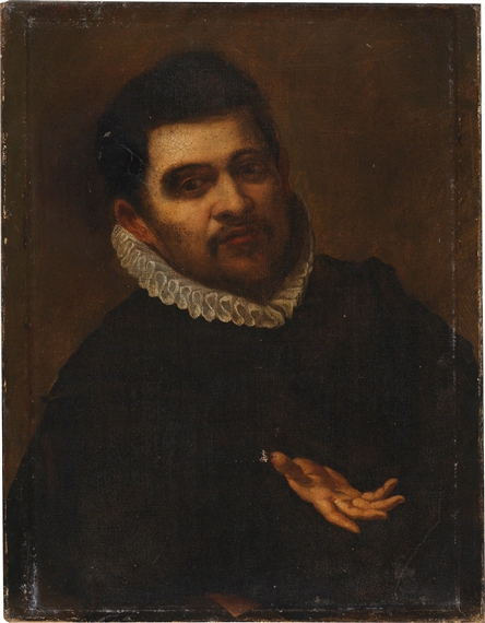 Italian School, 16th Century | Portrait of a man with a white collar ...