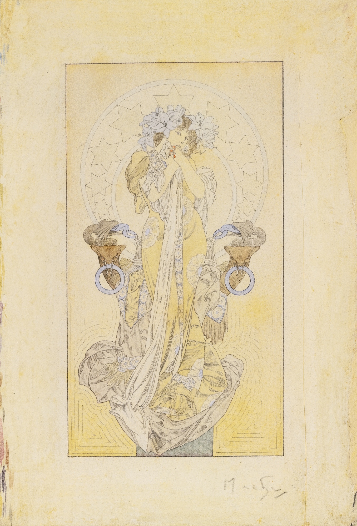 Alphonse Mucha | LA PRINCESSE LOINTAINE | MutualArt