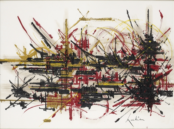 Georges Mathieu - L'abduction d'Henri IV par...