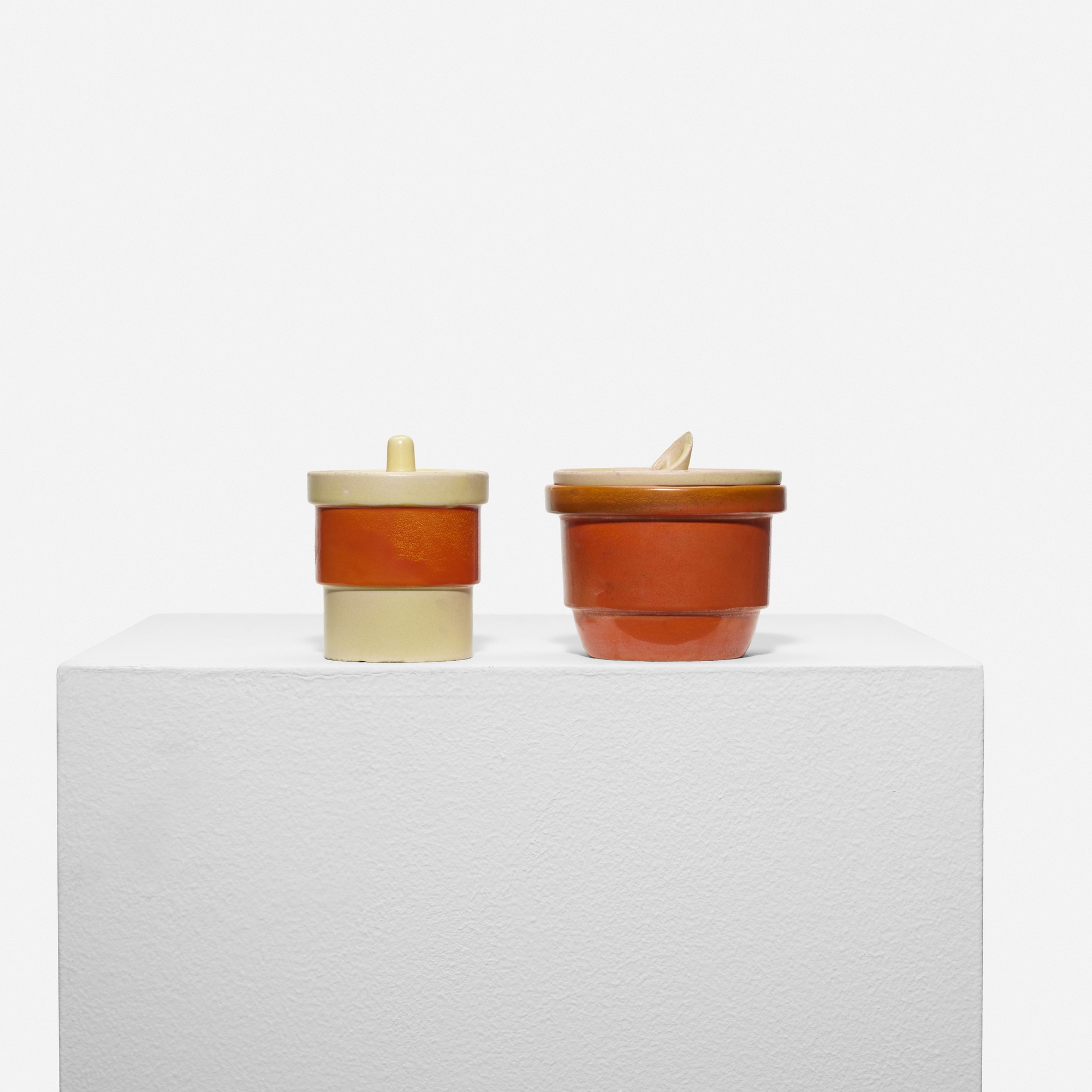 Eva Zeisel | Lidded vessels, set of two (1929) | MutualArt