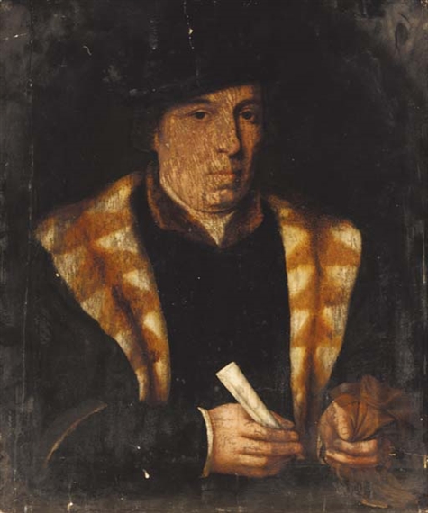 Barthel Bruyn the Elder | Portraits of a donor and his wife in ...