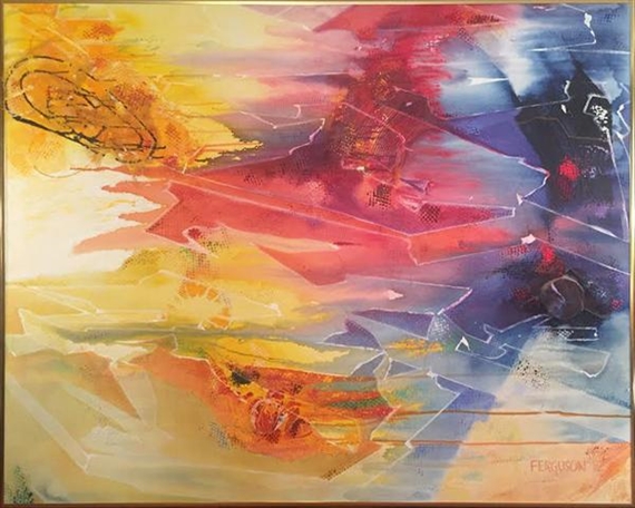 Lamont Ferguson | Untitled - Primary Abstract (1992) | MutualArt