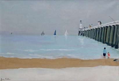 Jean Helleu | JETÉE À DEAUVILLE (1956) | MutualArt