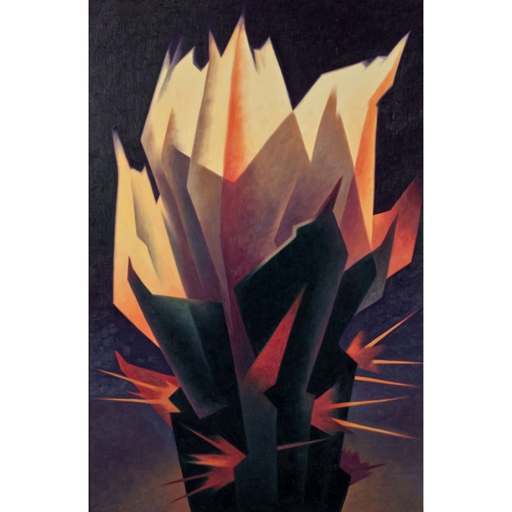 Ed Mell | Storm and Desert Wash (2007) | MutualArt