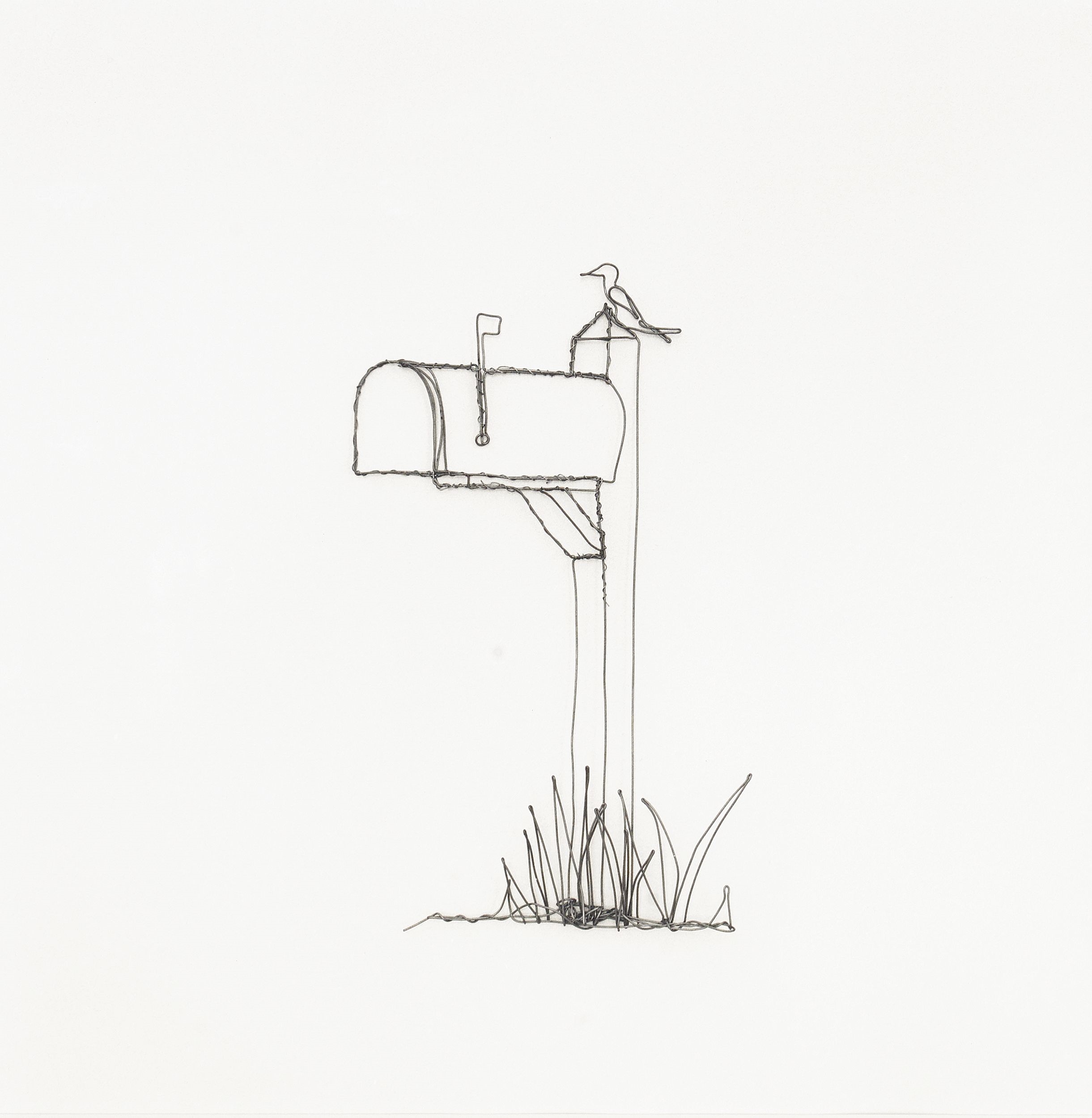 Blue Mailbox Drawing