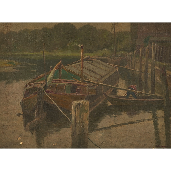 William Clusmann | Port Scene | MutualArt