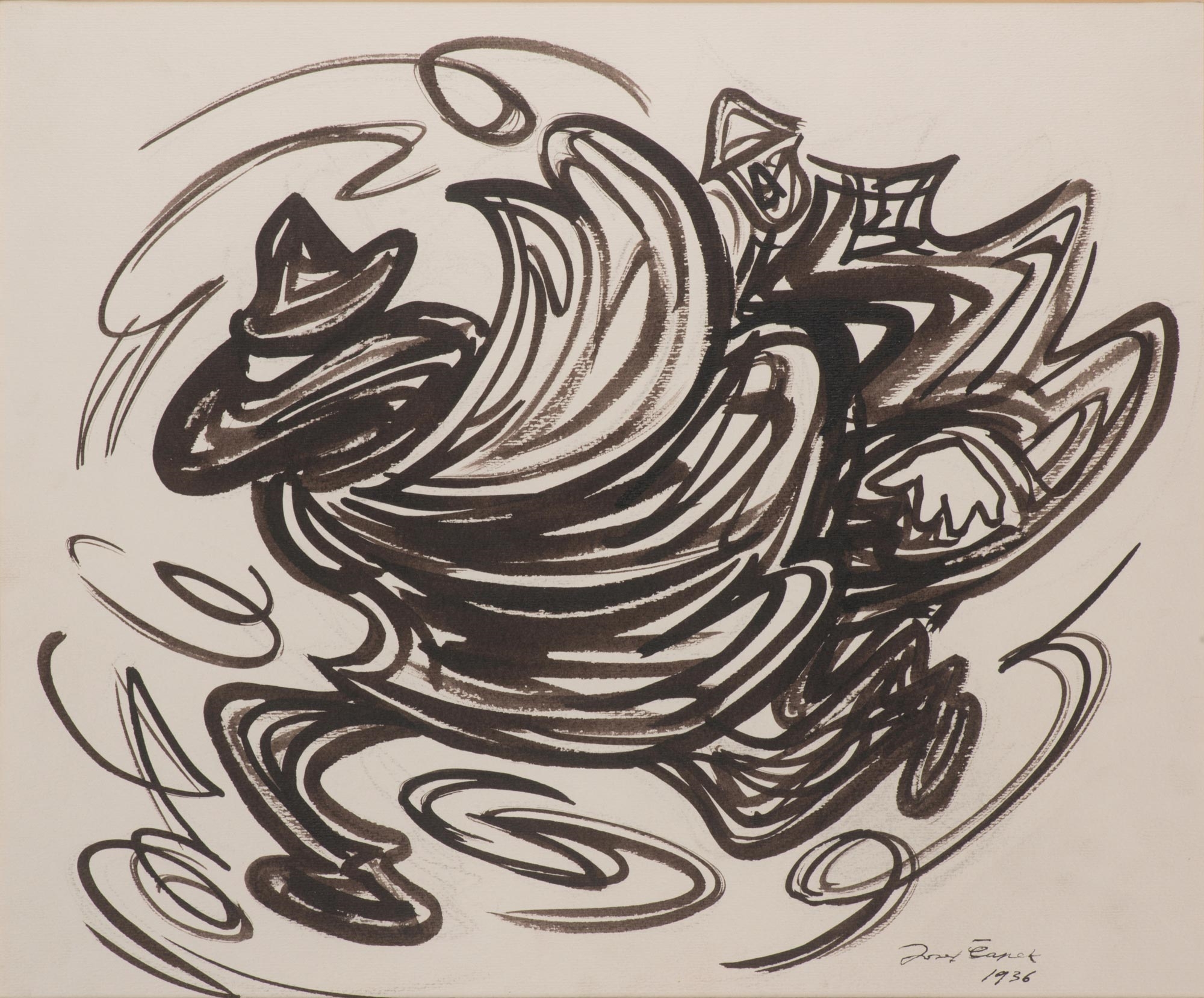 Josef Capek | Fisherman (1934) | MutualArt